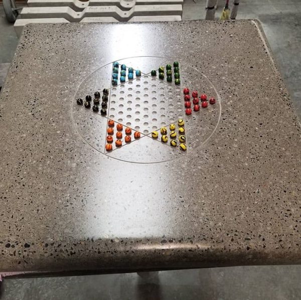 Concrete Chess Tables - Concrete Tables