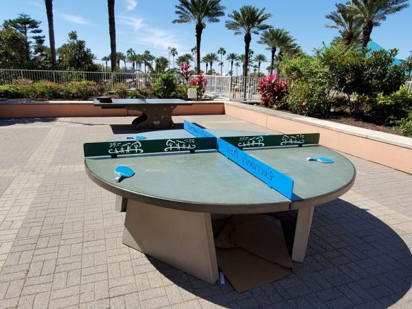 Round Ping Pong Table - 4 Way Ping Pong