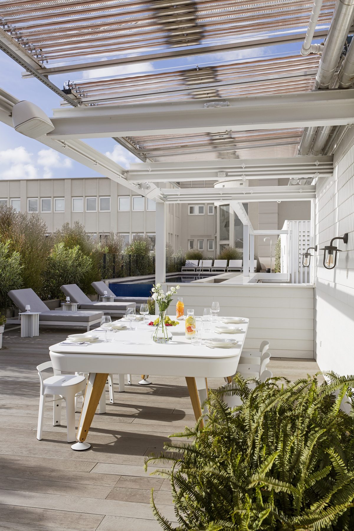 RS Barcelona Diagonal Outdoor Pool Table