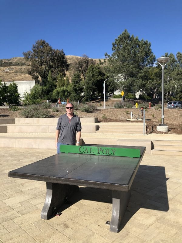 Cal Poly Cantilever concrete ping pong table - Best Outdoor Ping Pong ...
